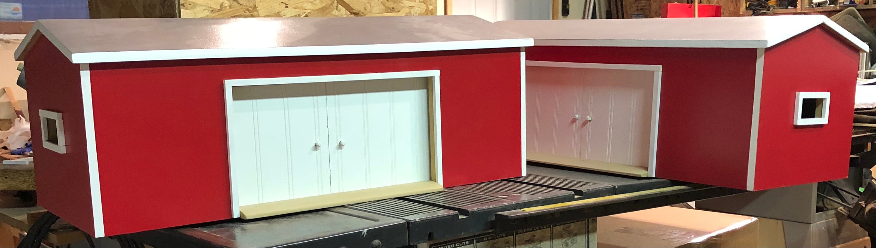 Handcrafted Wooden Toy Machine Shed - Etsy