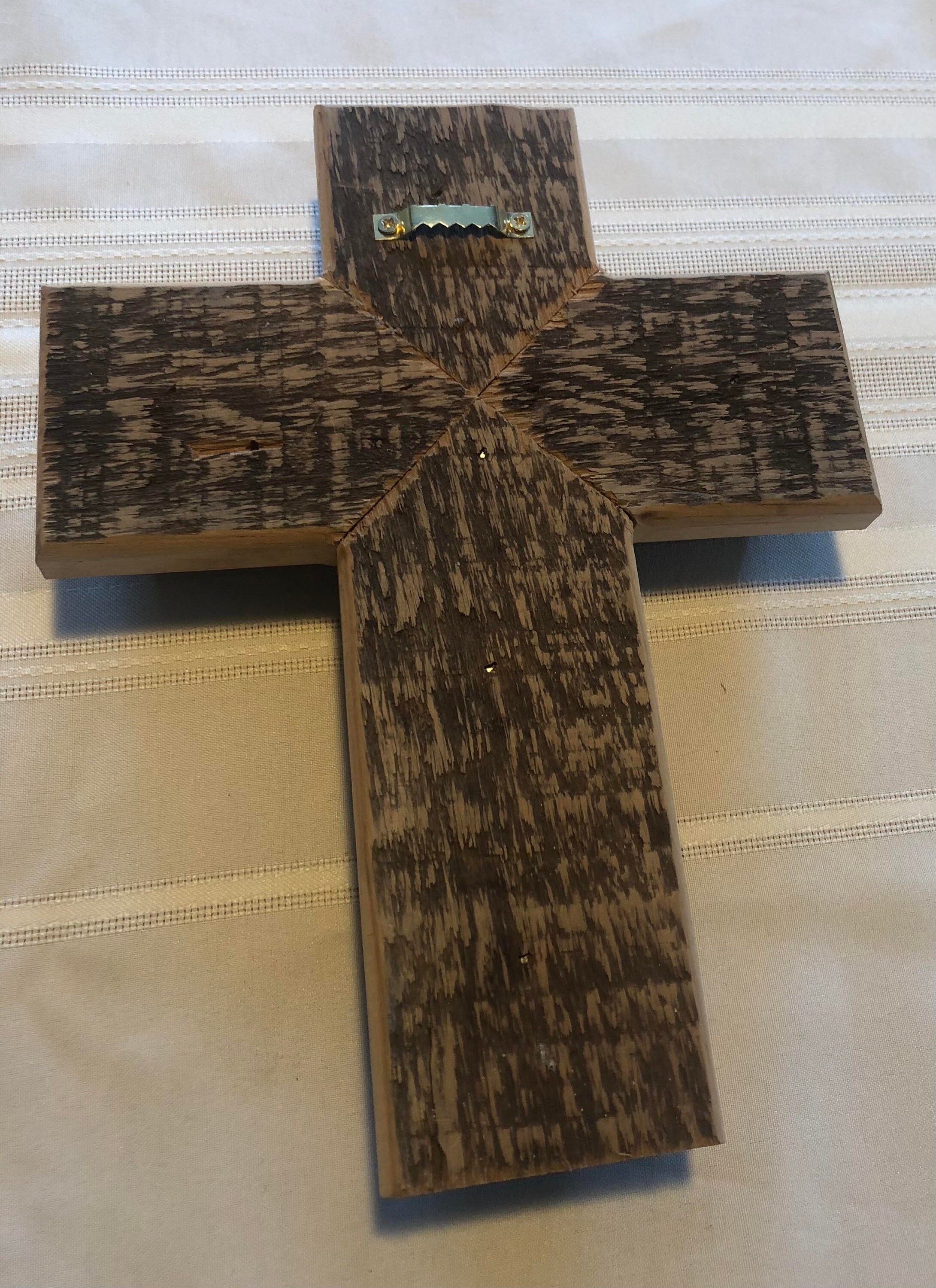 LARGE Rustic Repurposed Barn Wood Cross - Etsy