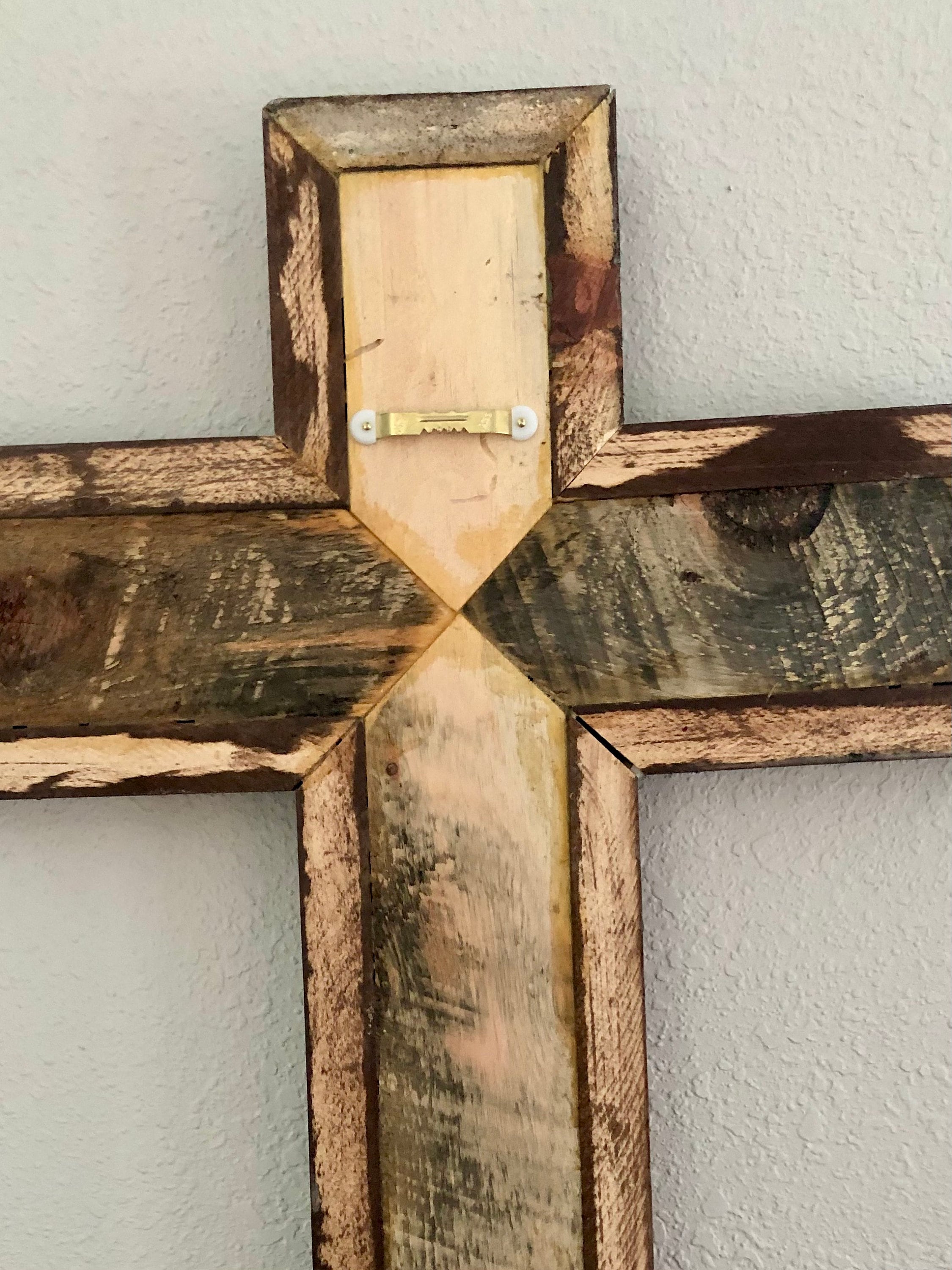 LARGE Rustic Repurposed Barn Wood Cross - Etsy