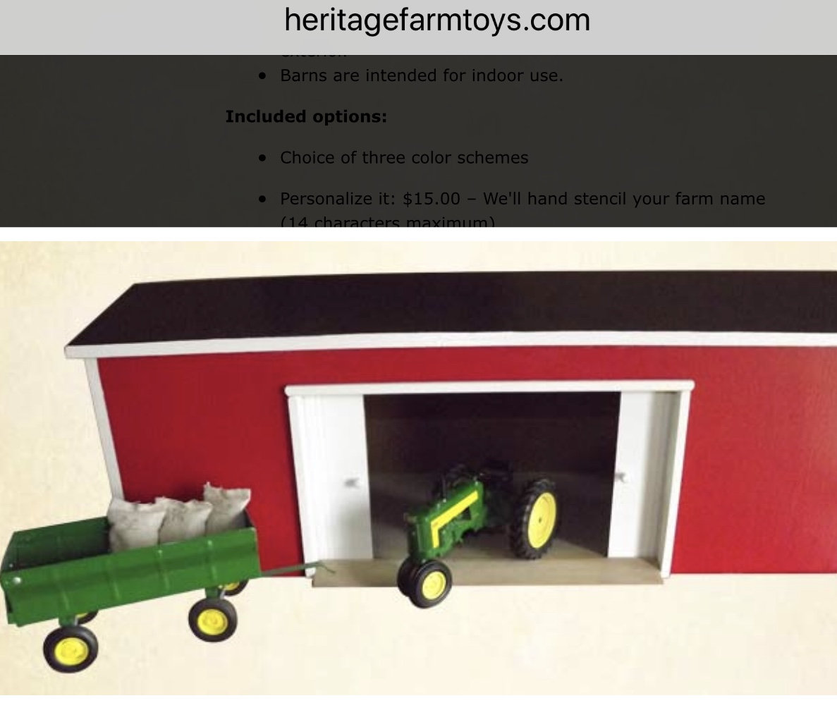 Handcrafted Wooden Toy Machine Shed - Etsy