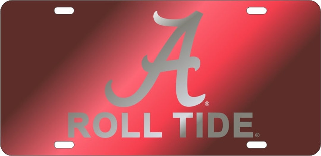 Alabama Crimson Tide Laser Cut License Plate / Car Tag Licensed NCAA - Etsy