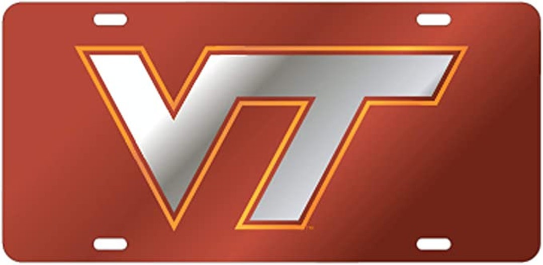 Virginia Tech Hokies Laser Cut License Plate / Car Tag Licensed NCAA - Etsy