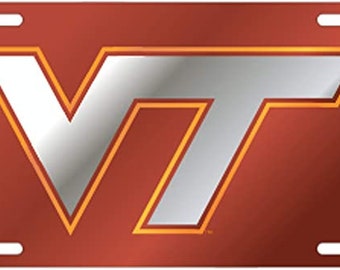 Virginia Tech License Plate - Etsy