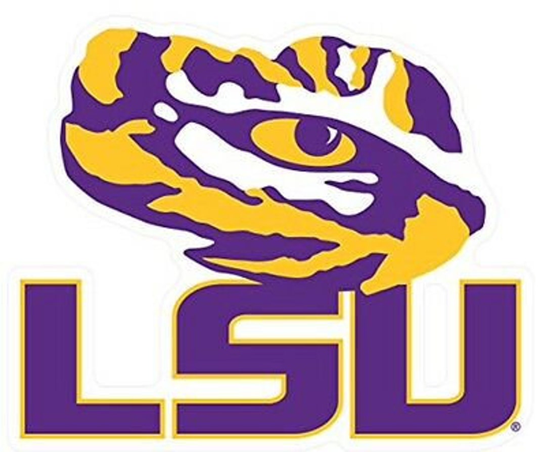 LSU Tigers 12” Premium Vinyl Decal Licensed NCAA - Etsy