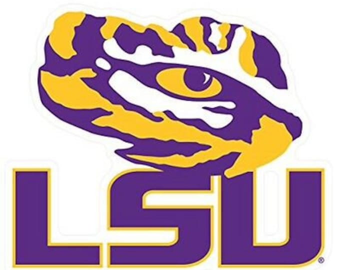 LSU Tigers 12” Premium Vinyl Decal Licensed NCAA - Etsy