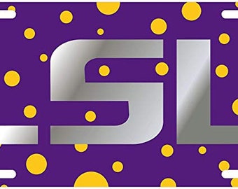 Tennessee Vols Laser Cut Polka Dot License Plate / Car Tag | Etsy