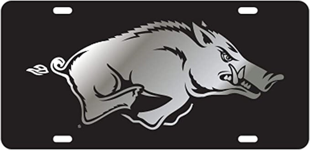 Arkansas Razorbacks Laser Cut License Plate / Car Tag Licensed NCAA - Etsy