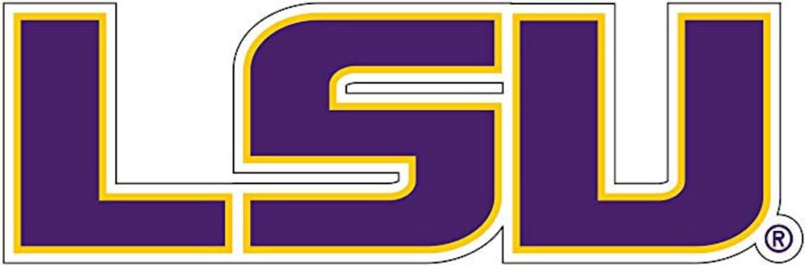 LSU Tigers 6” Premium Vinyl Decal Licensed NCAA - Etsy
