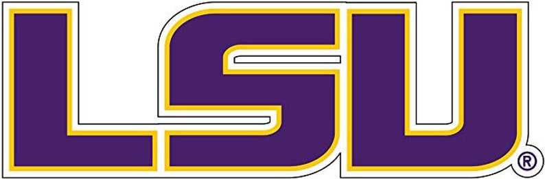 LSU Tigers 6” Premium Vinyl Decal Licensed NCAA - Etsy
