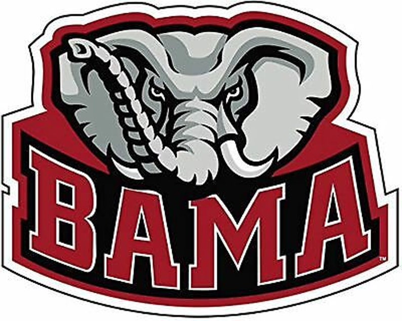 Alabama Crimson Tide 4 Premium Vinyl Decal Licensed NCAA - Etsy