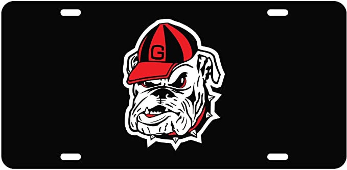Georgia Bulldogs Reflective Decal License Plate / Car Tag NCAA - Etsy