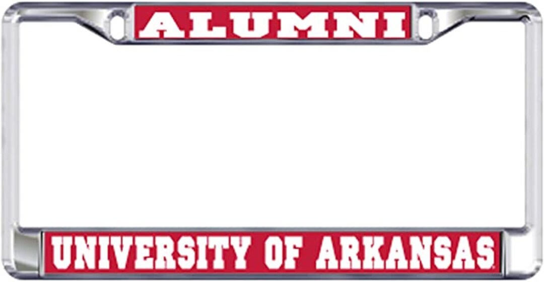 Arkansas Razorbacks License Plate Car Frame Alumni - Etsy