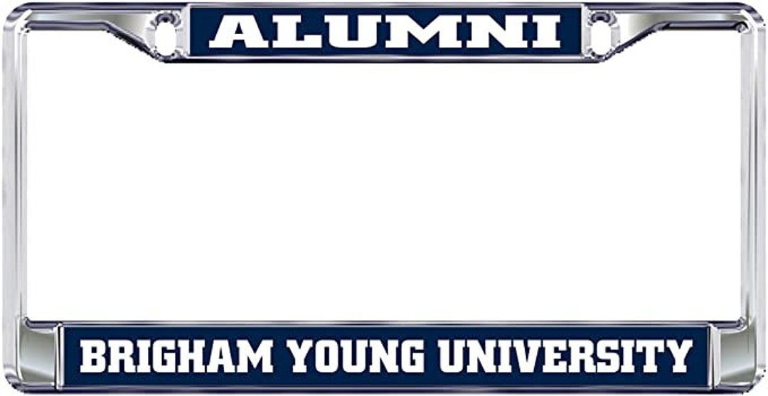 BYU. Cougars License Plate Car Frame Alumni - Etsy