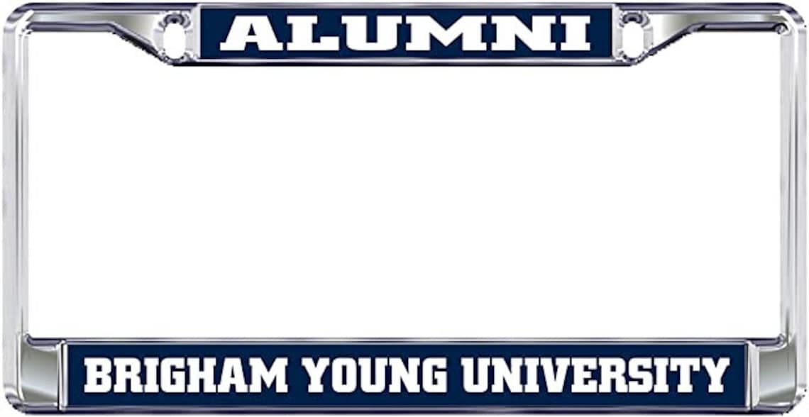 BYU. Cougars License Plate Car Frame Alumni - Etsy