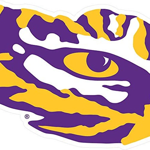 LSU Tigers 6 Premium Vinyl Decal Licensed NCAA - Etsy