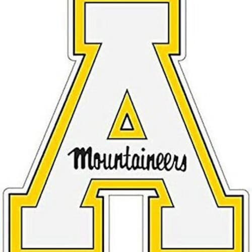 Appalachian State Mountaineers 4 Premium Vinyl Decal - Etsy