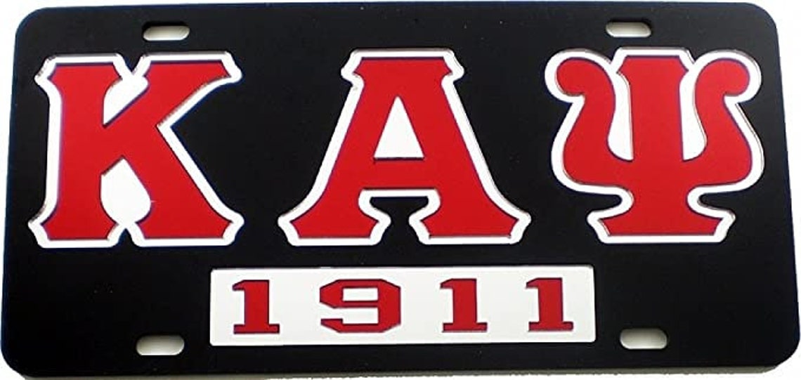 Kappa Alpha Psi 1911 Car Tag License Plate [silver - Car/truck] - Etsy