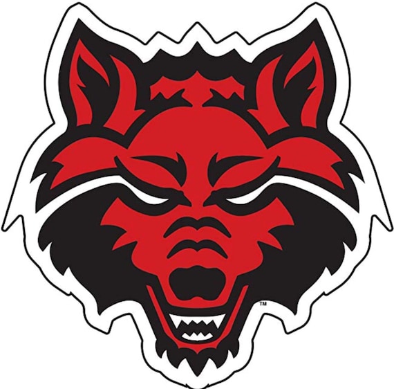 Arkansas State 4 Premium Vinyl Decal Licensed NCAA Red | Etsy