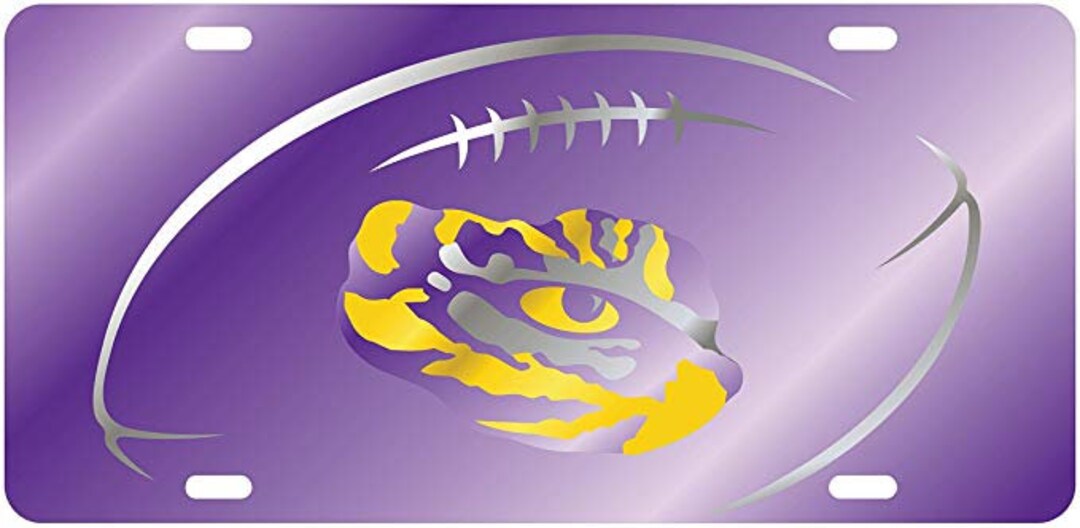 LSU Tigers License Plate / Car Tag Licensed NCAA Inlaid - Etsy