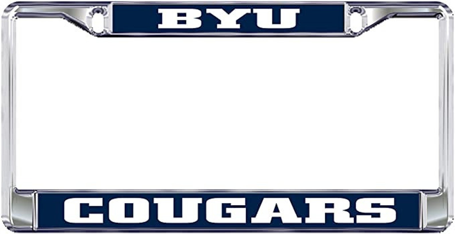 BYU. Cougars License Plate Car Frame - Etsy