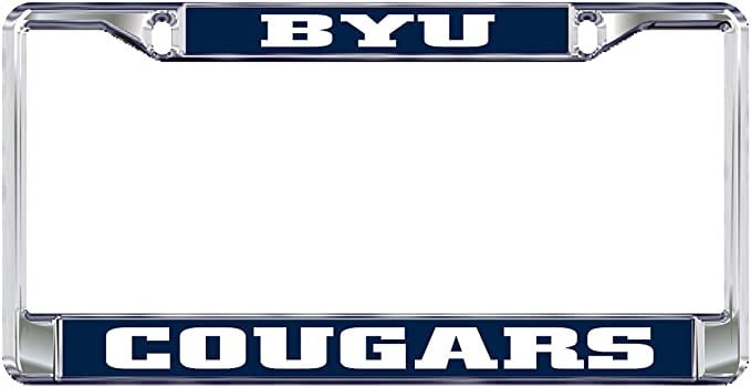 BYU. Cougars License Plate Car Frame - Etsy