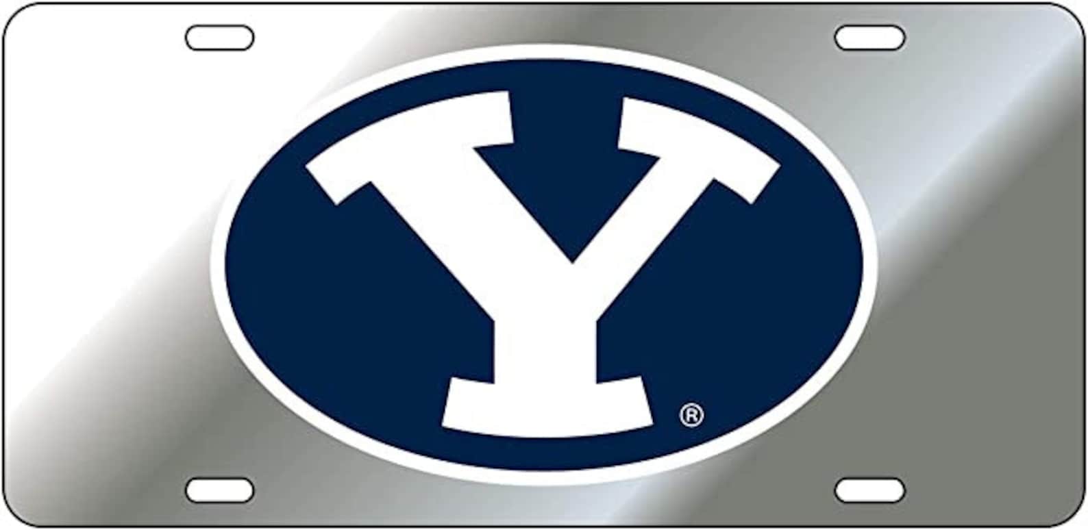BYU Cougars Reflective License Plate / Car Tag NCAA - Etsy