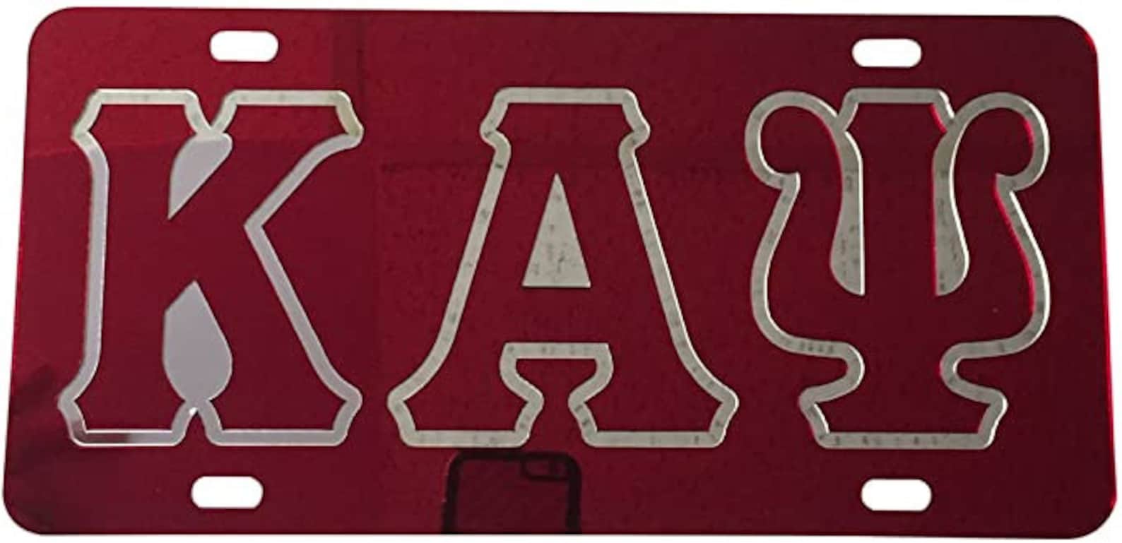 Kappa Alpha Psi Car Tag License Plate silver Car/truck - Etsy