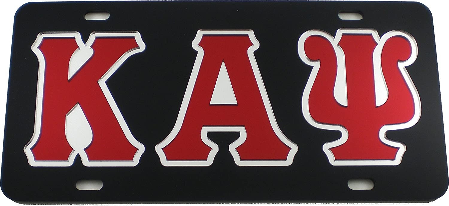 Kappa Alpha Psi Car Tag License Plate [silver - Car/truck] - Etsy