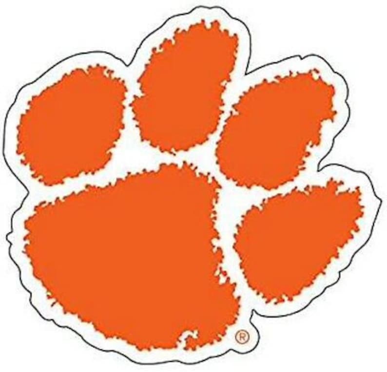 Clemson Tigers 12" Premium Vinyl Decal Licensed NCAA - Etsy