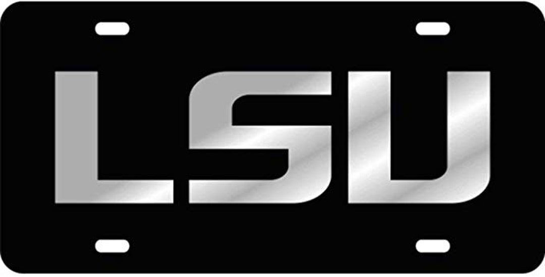 LSU Tigers License Plate / Car Tag Licensed NCAA Inlaid - Etsy
