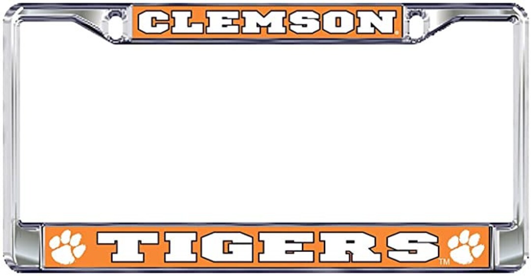 Clemson Tigers License Plate Car Frame - Etsy