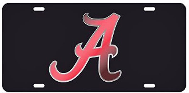 Alabama Crimson Tide Laser Cut License Plate / Car Tag Licensed NCAA - Etsy