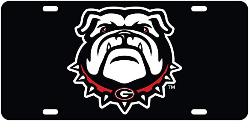 Georgia Bulldogs Laser Cut License Plate / Car Tag Licensed NCAA - Etsy