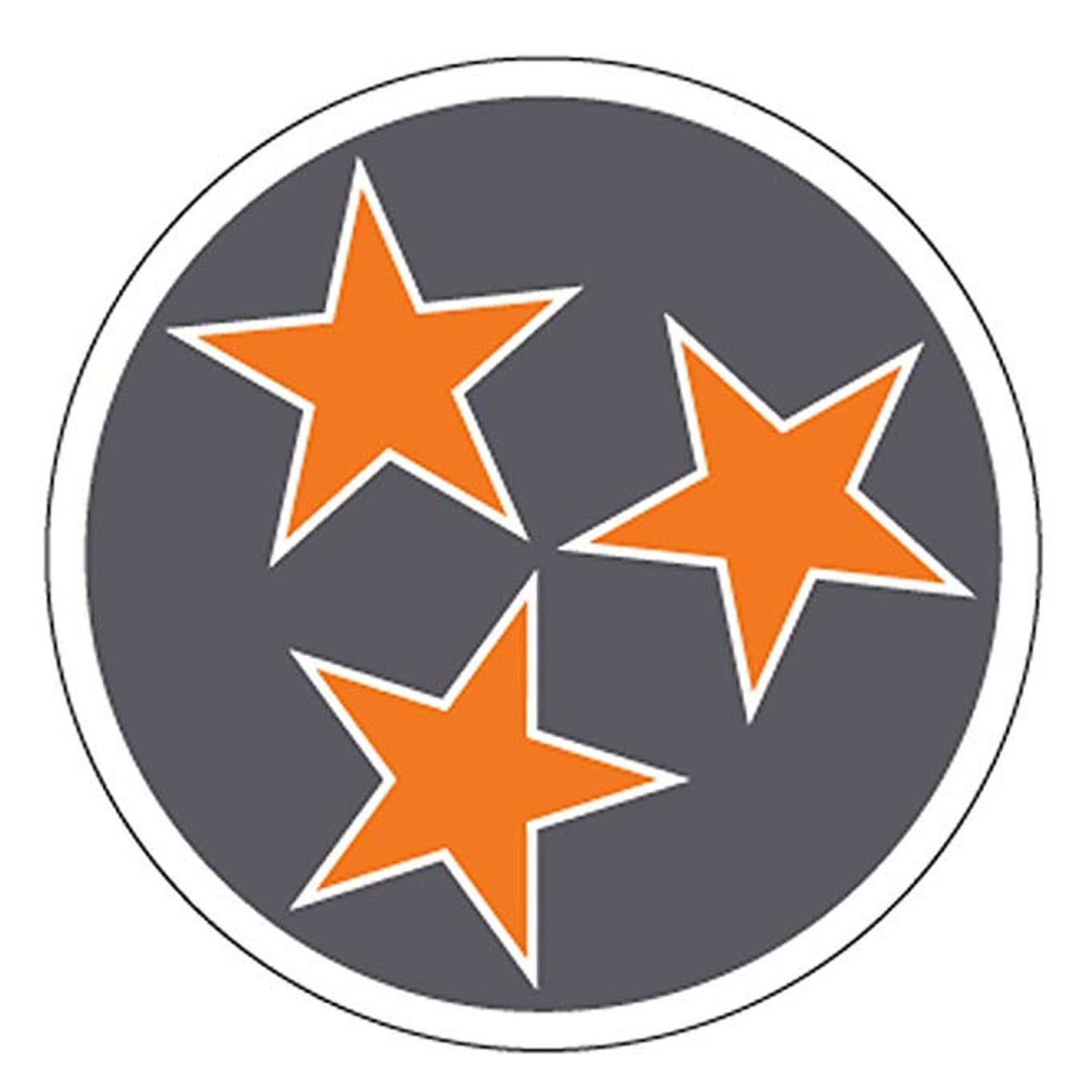 Tennessee Volunteers 4” Premium Vinyl Decal Licensed NCAA Tri Star - Etsy