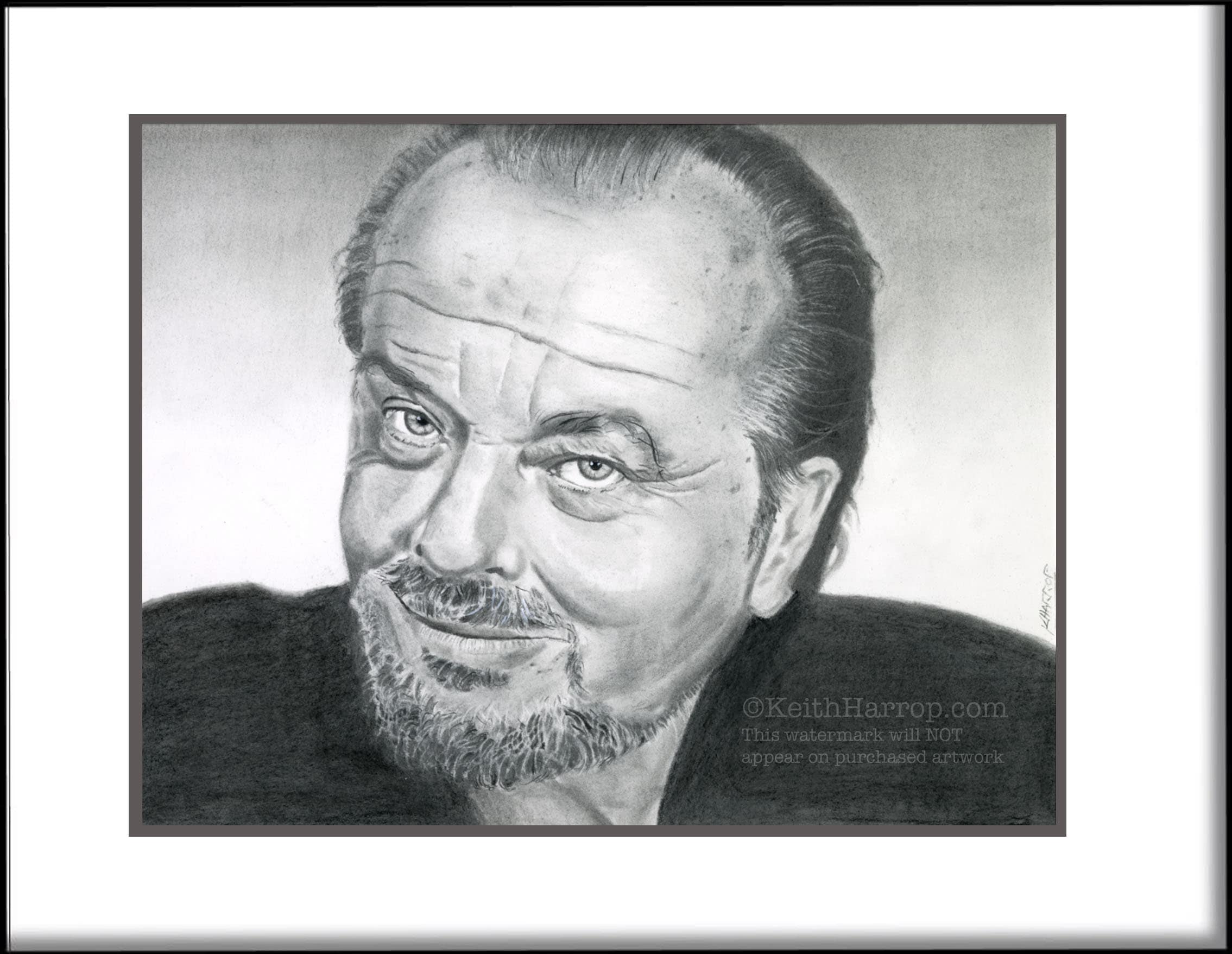 Jack Nicholson Pencil Illustration. Original & Prints - Etsy