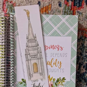 BULK Order Bookmarks Physical or Digital. LDS Temple. Any Style ...