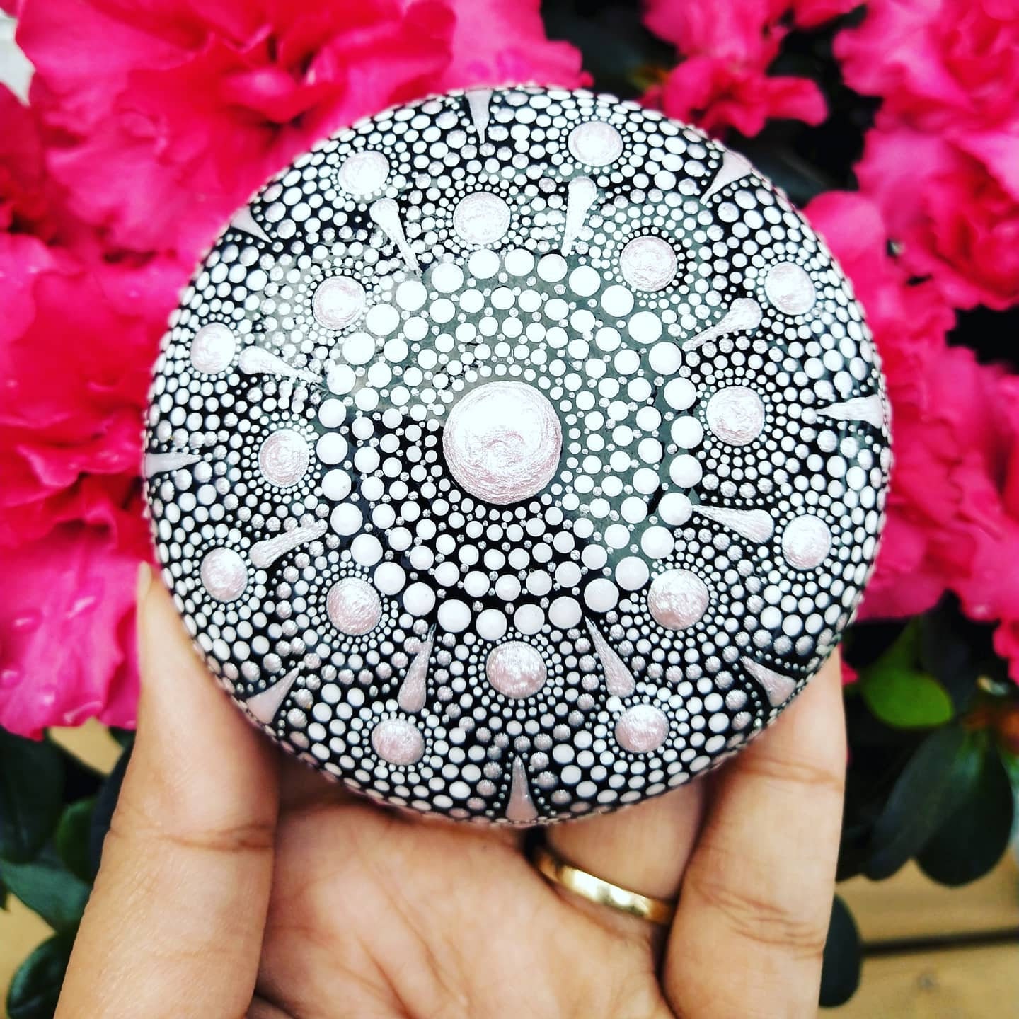 Mandala Stone Pebble Sets of 3-5-10 Blank Art Stone Pebbles - Etsy