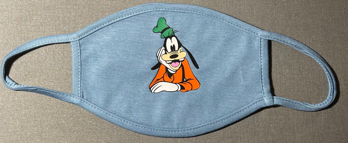 Adult Disney Custom Face Mask Goofy | Etsy