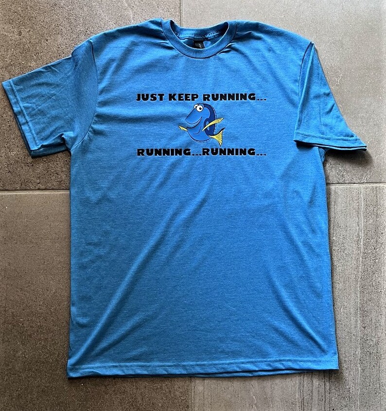 Funny Running Jogging Disney Inspired Dory Just Keep Running - Etsy