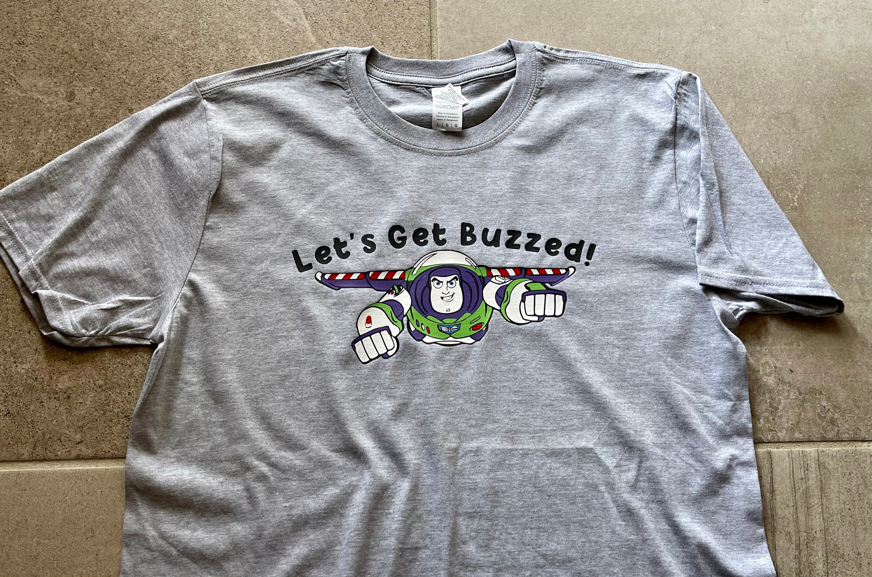 Disney Inspired Adult Buzz Lightyear Let's Get Buzzed From | Etsy