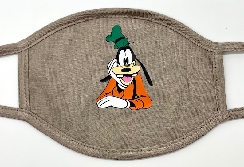 Adult Disney Custom Face Mask Goofy | Etsy