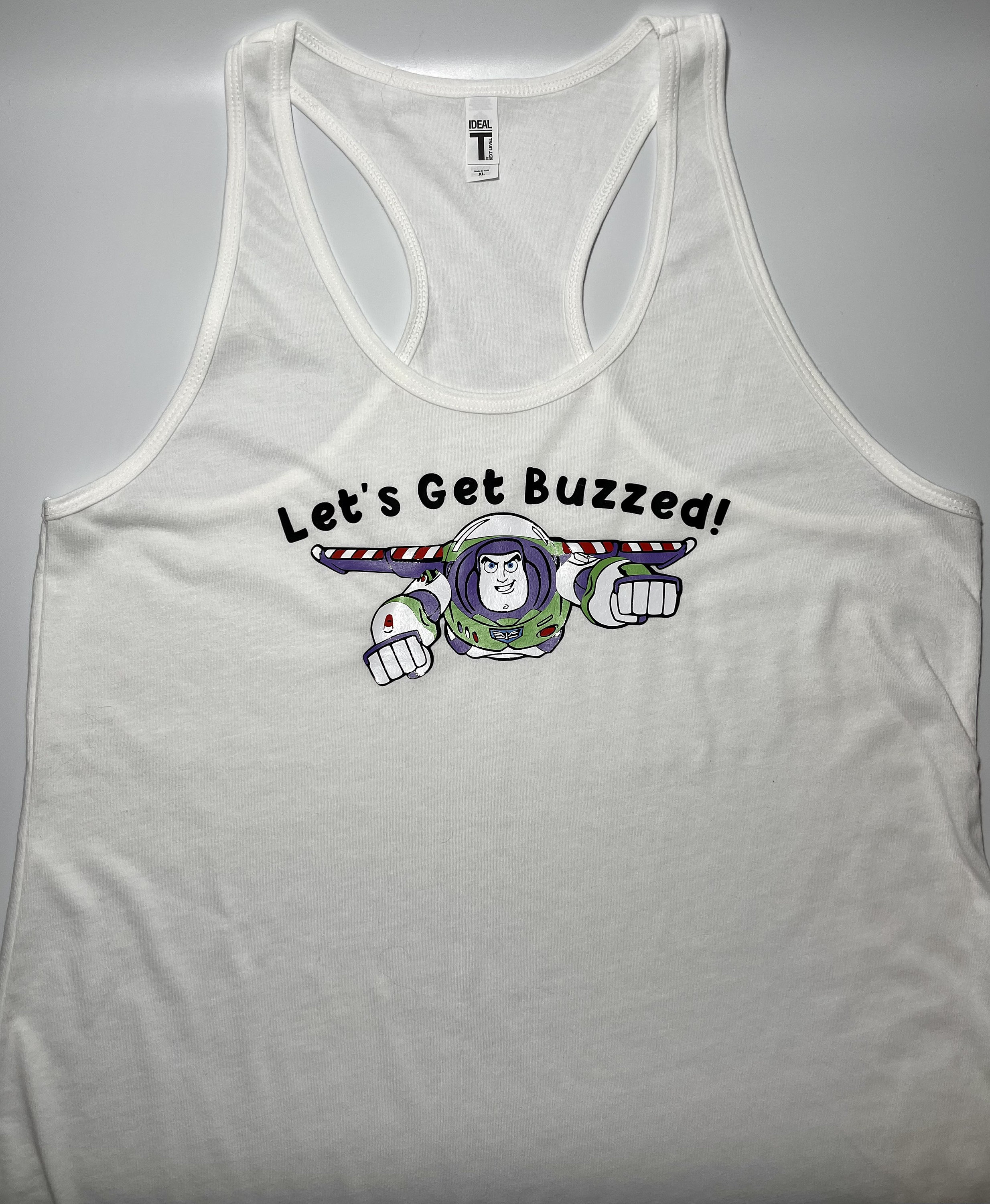 Disney Inspired Adult Buzz Lightyear Let's Get Buzzed From | Etsy