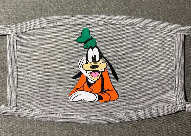 Adult Disney Custom Face Mask Goofy | Etsy