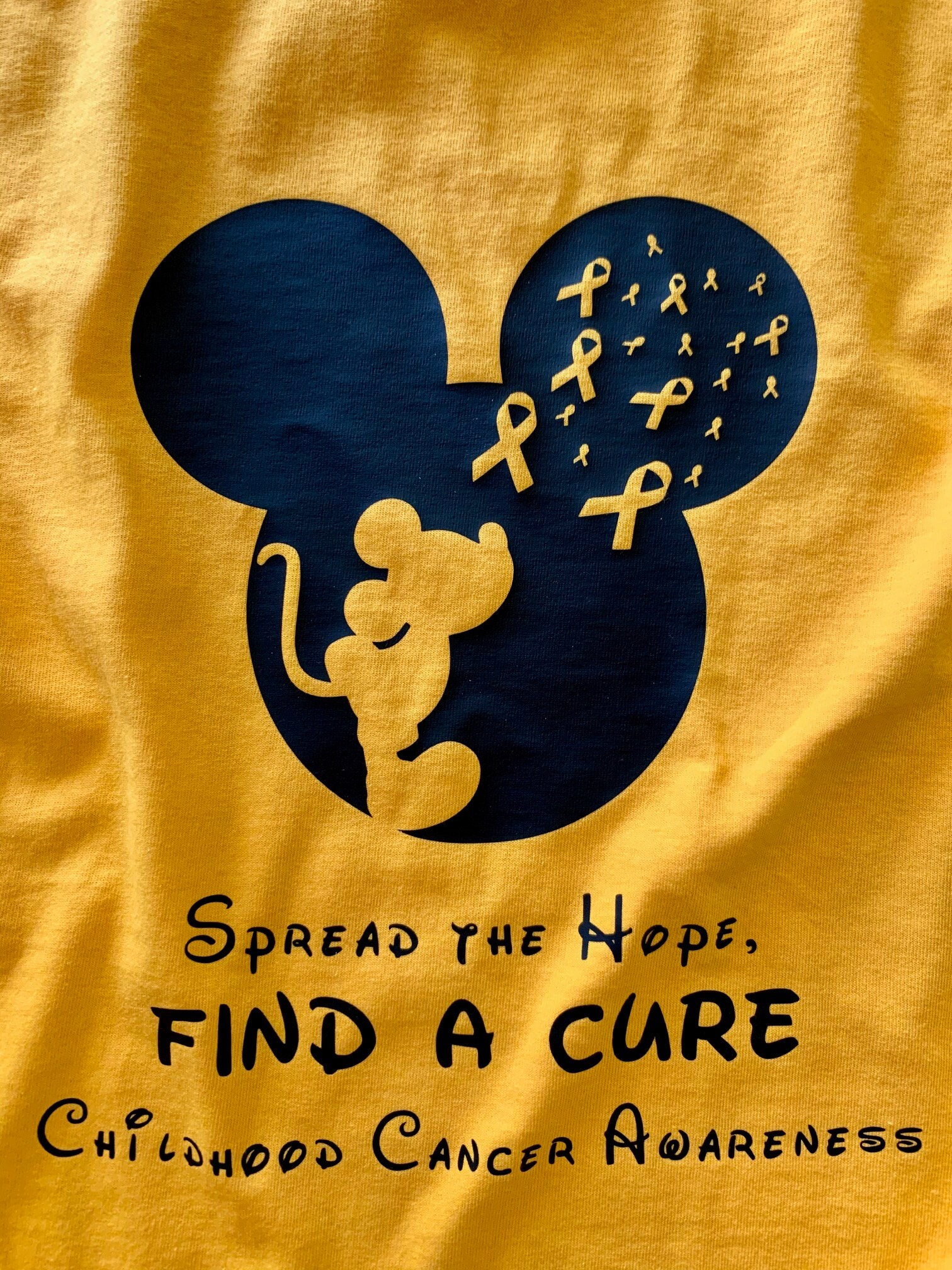 Disney Mickey Mouse Inspired Childhood Cancer Awareness T | Etsy