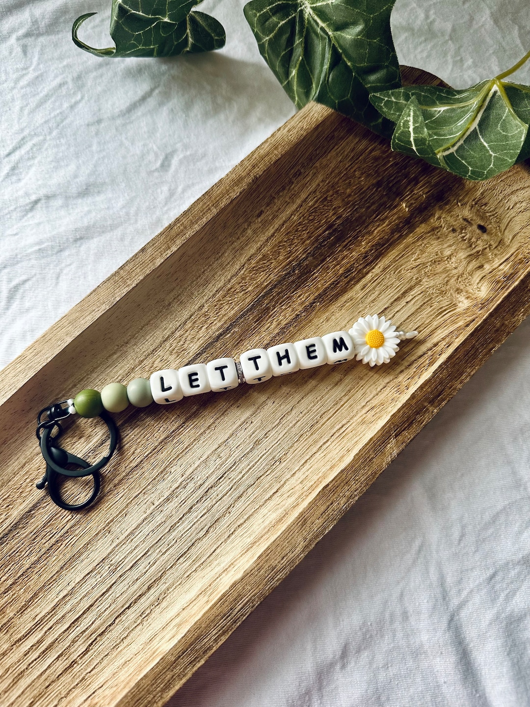Let Them Keychain / Let Them / Daisy Keychain / Charm Keychain / Let ...