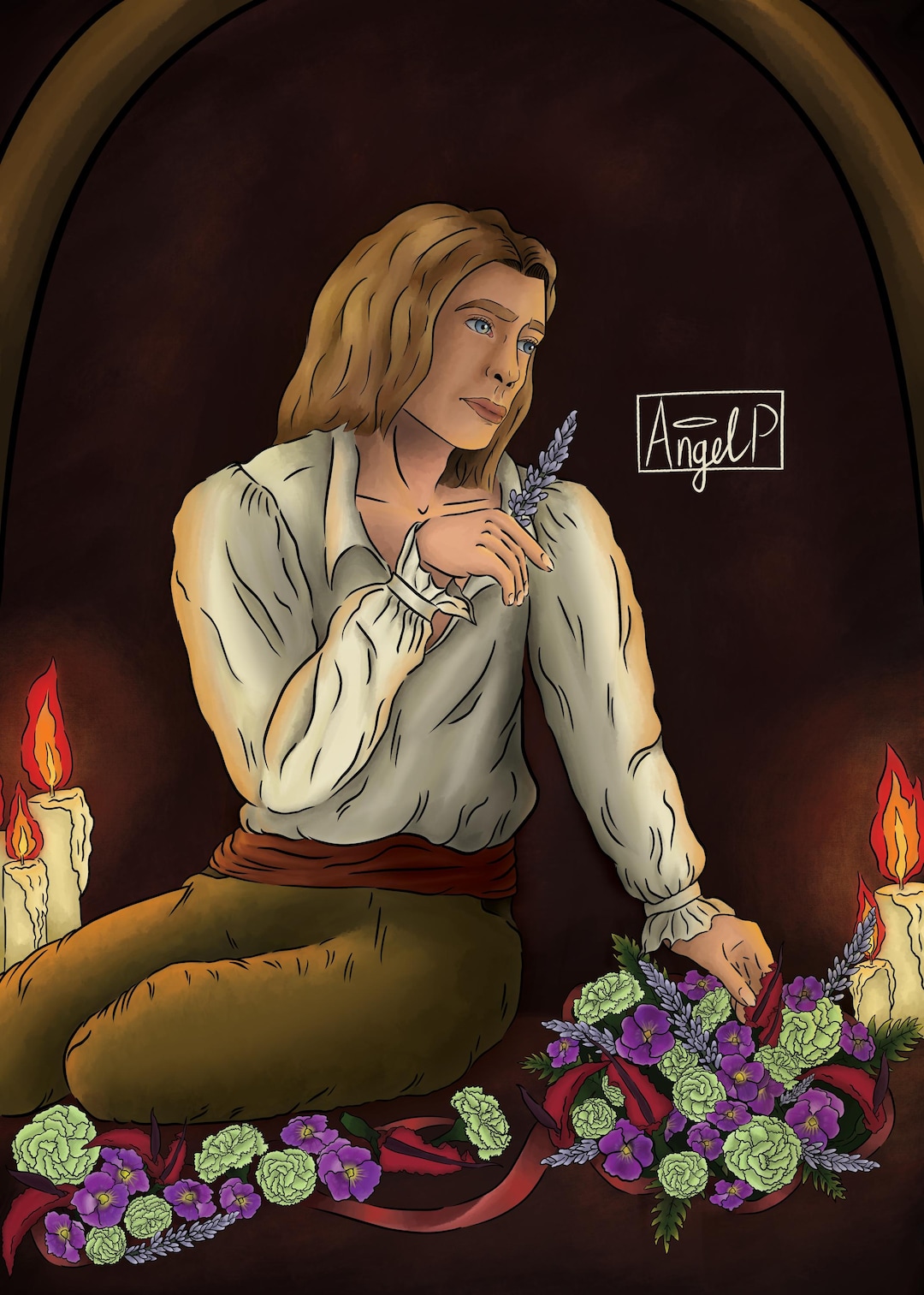 Lestat De Lioncourt Interview With the Vampire Art Print IWTV Poster Digital Painting - Etsy