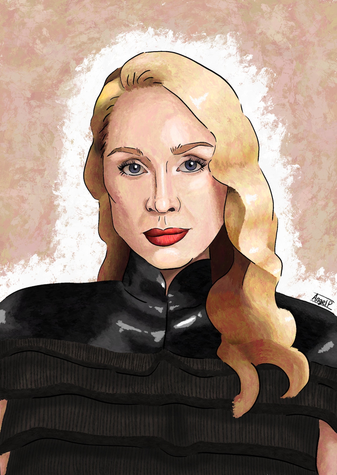 Gwendoline Christie Art Print Brienne Larissa Weems Poster Digital ...