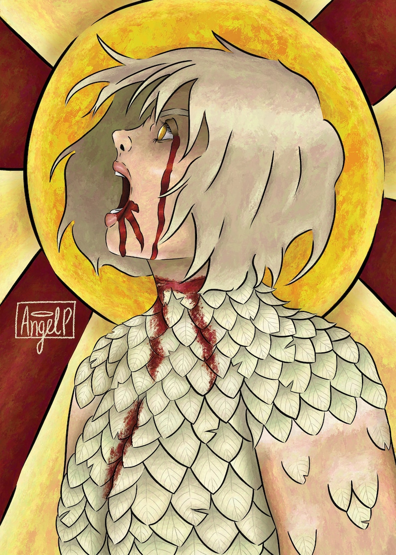 Chimera Falin Dungeon Meshi Art Print Delicious in Dungeon Poster ...