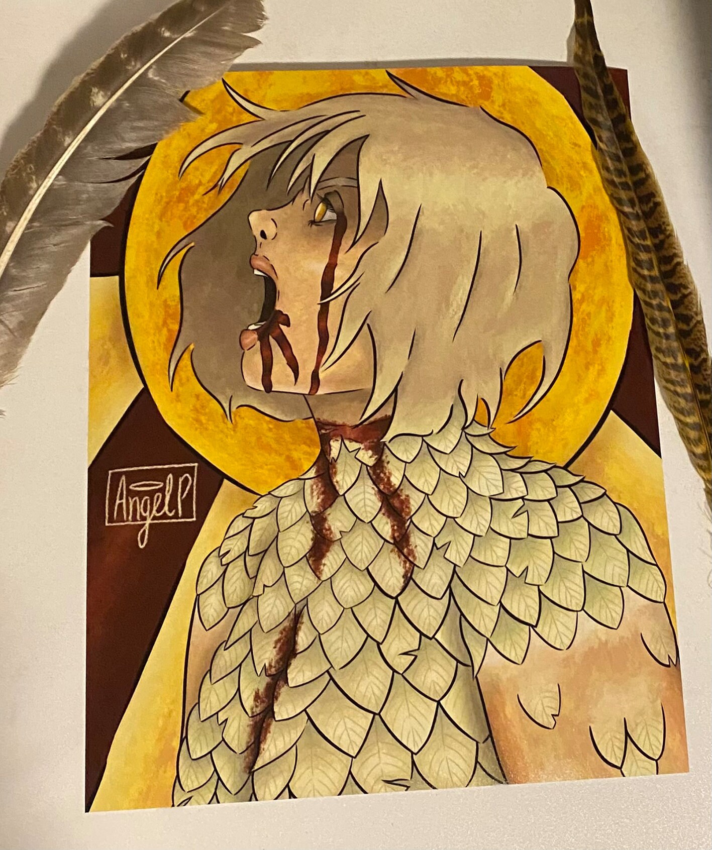 Chimera Falin Dungeon Meshi Art Print Delicious in Dungeon Poster ...