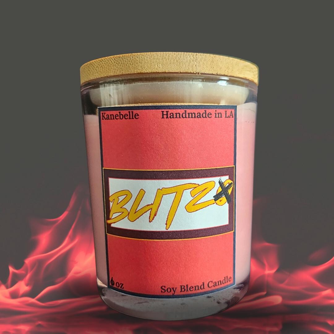 Blitz: Helluva Boss Inspired 4-6 OZ Candle [nag Chompa, Orange, Vanilla ...